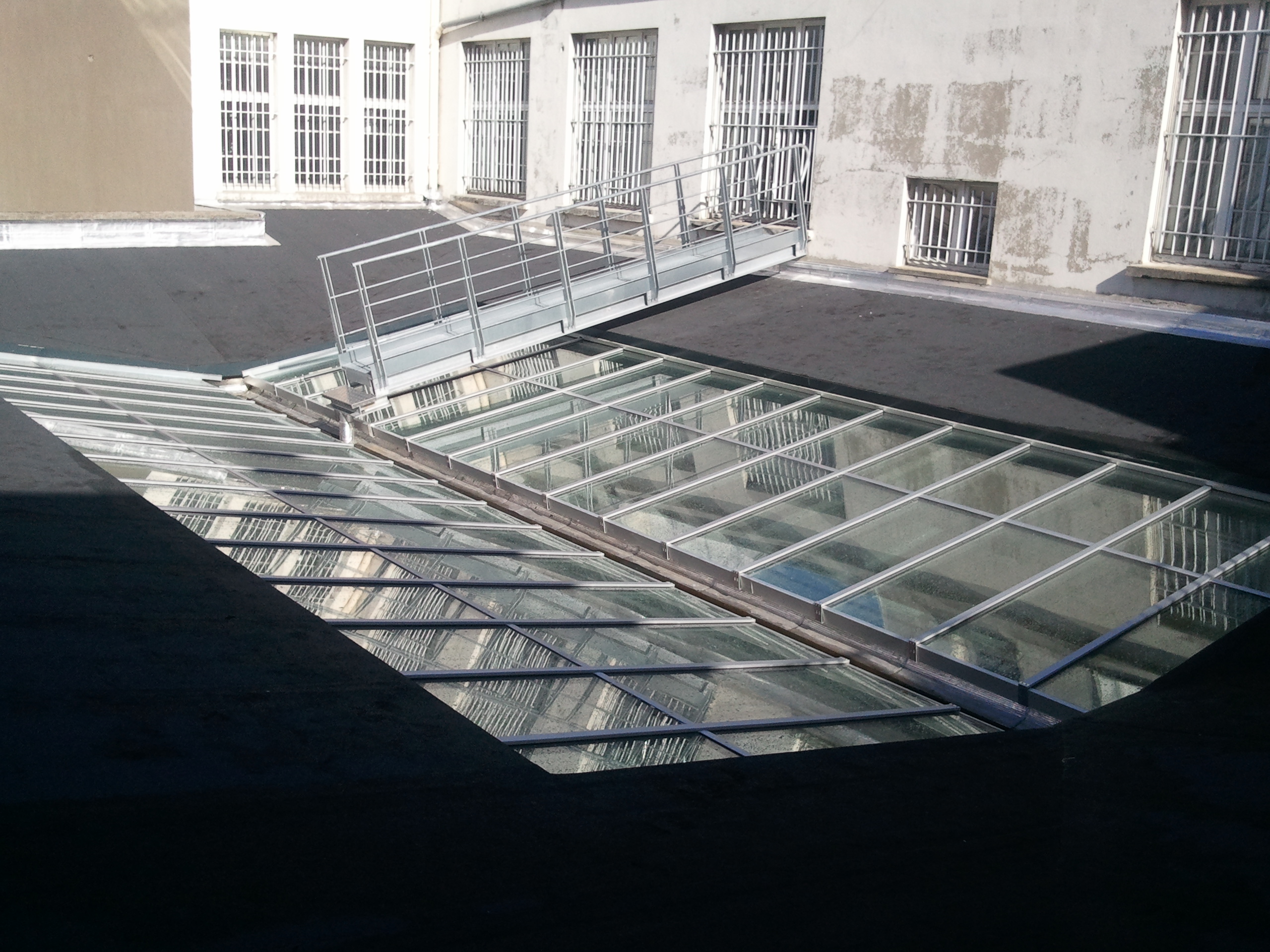 Rénovation d'une verrière à La Sorbonne Paris - Pro Tech System